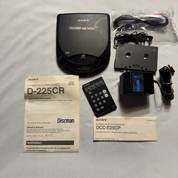 Sony | Portable Audio & Video | Sony Discman D225 Portable Cd Player W ...